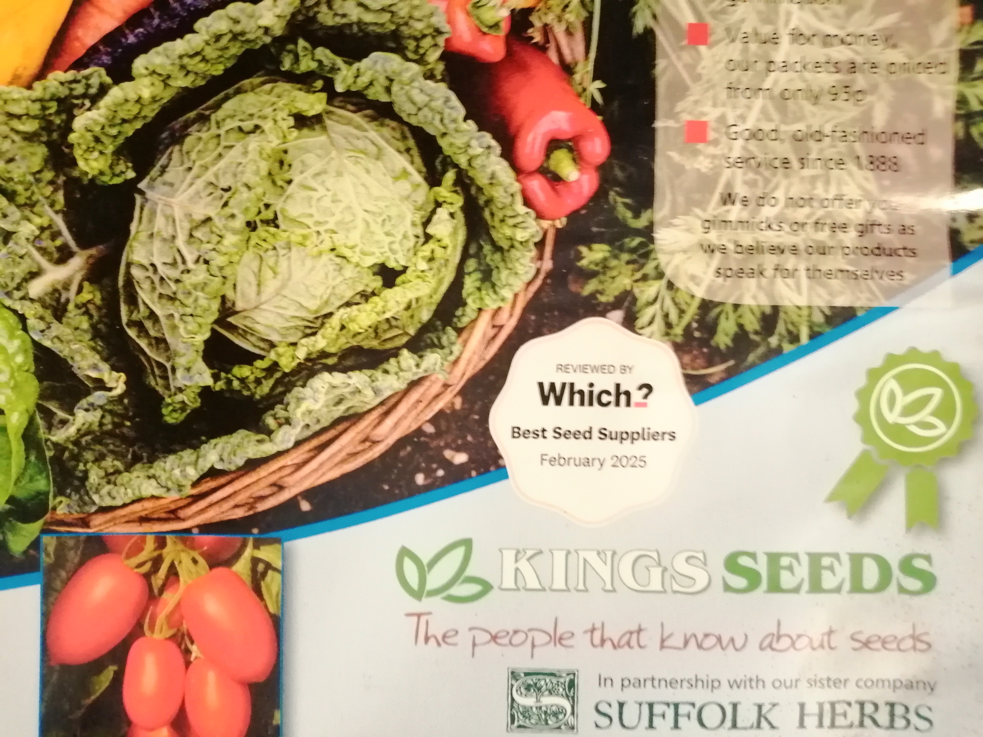Kings Seeds Catalogues – Old Lane Allotment Association